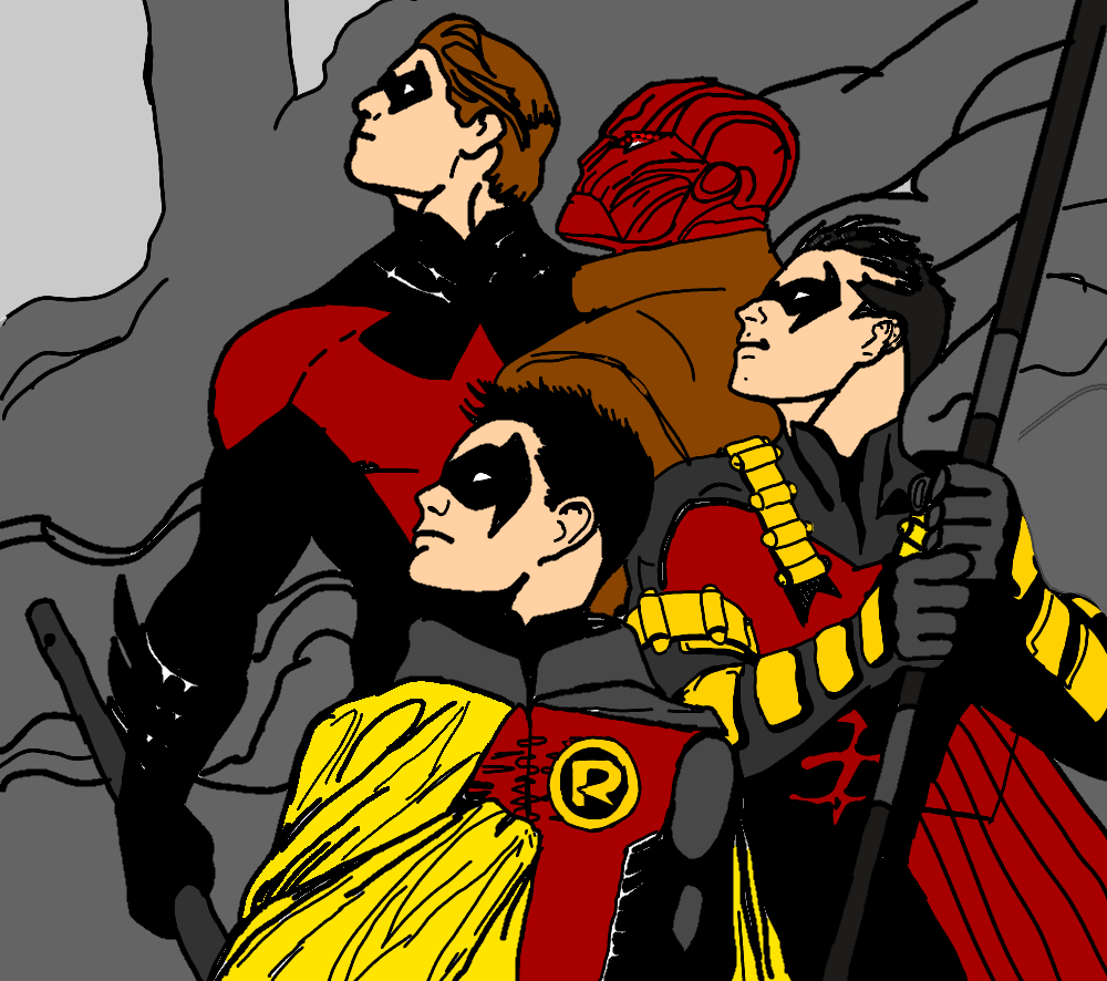 Dick Grayson, Jason Todd,Tim Drake - ibisPaint