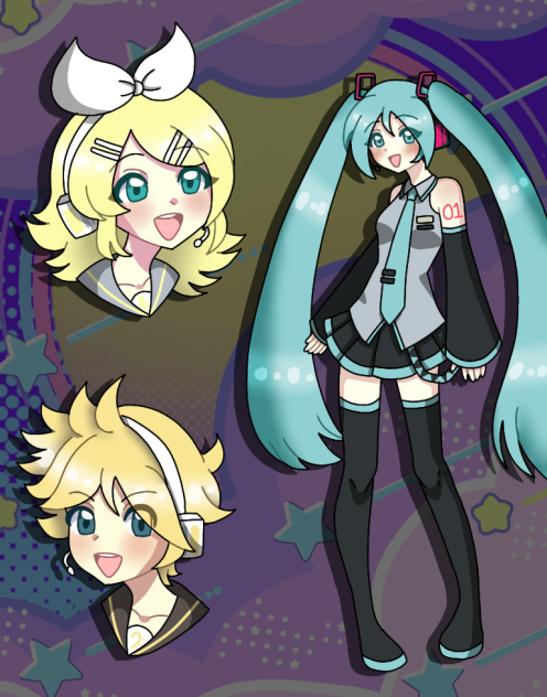 Vocaloid!!! 🩵💛 - ibisPaint