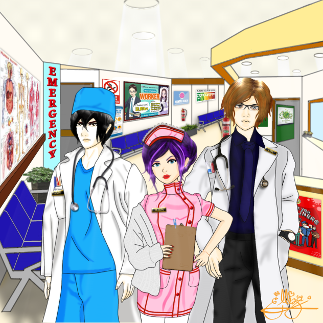 My OC Themed as WORKER - ibisPaint