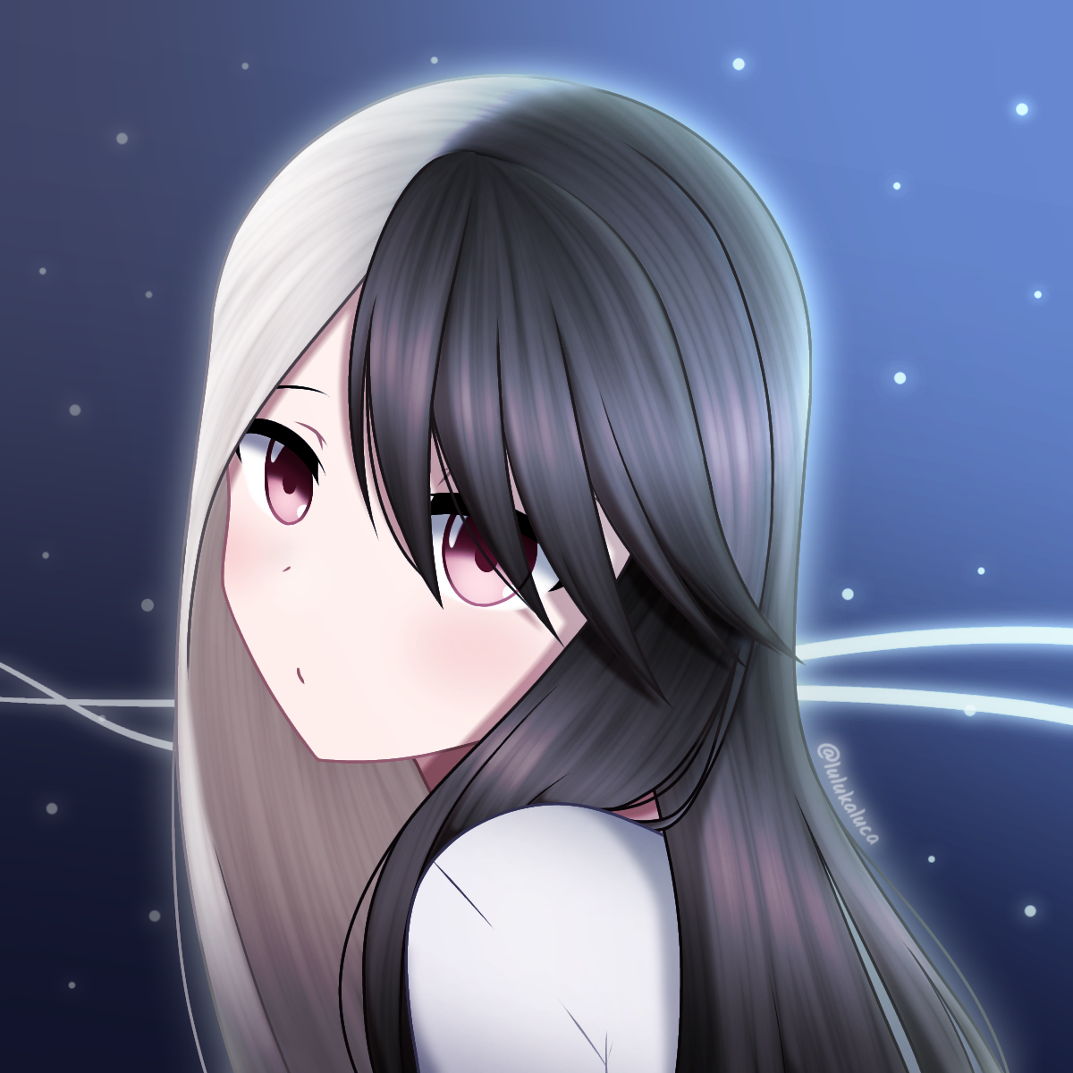 Chloe with her hair down - ibisPaint