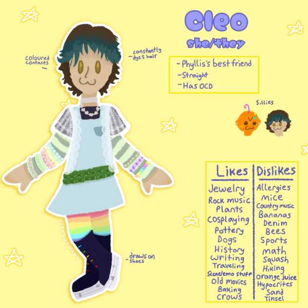 Cleo ref sheet!! - ibisPaint