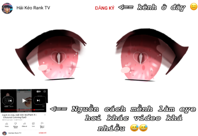 Cách me làm eye mới ƯwƯ - ibisPaint