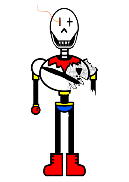 Undertale Papyrus Phase 2 - ibisPaint