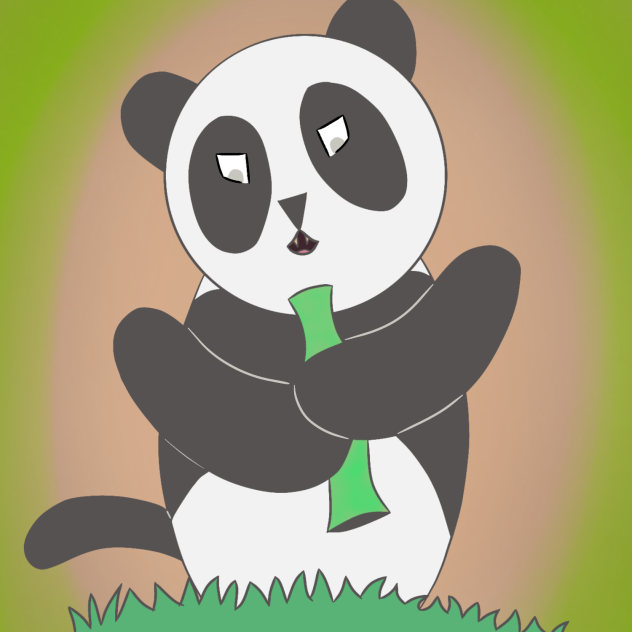 panda cat - ibisPaint