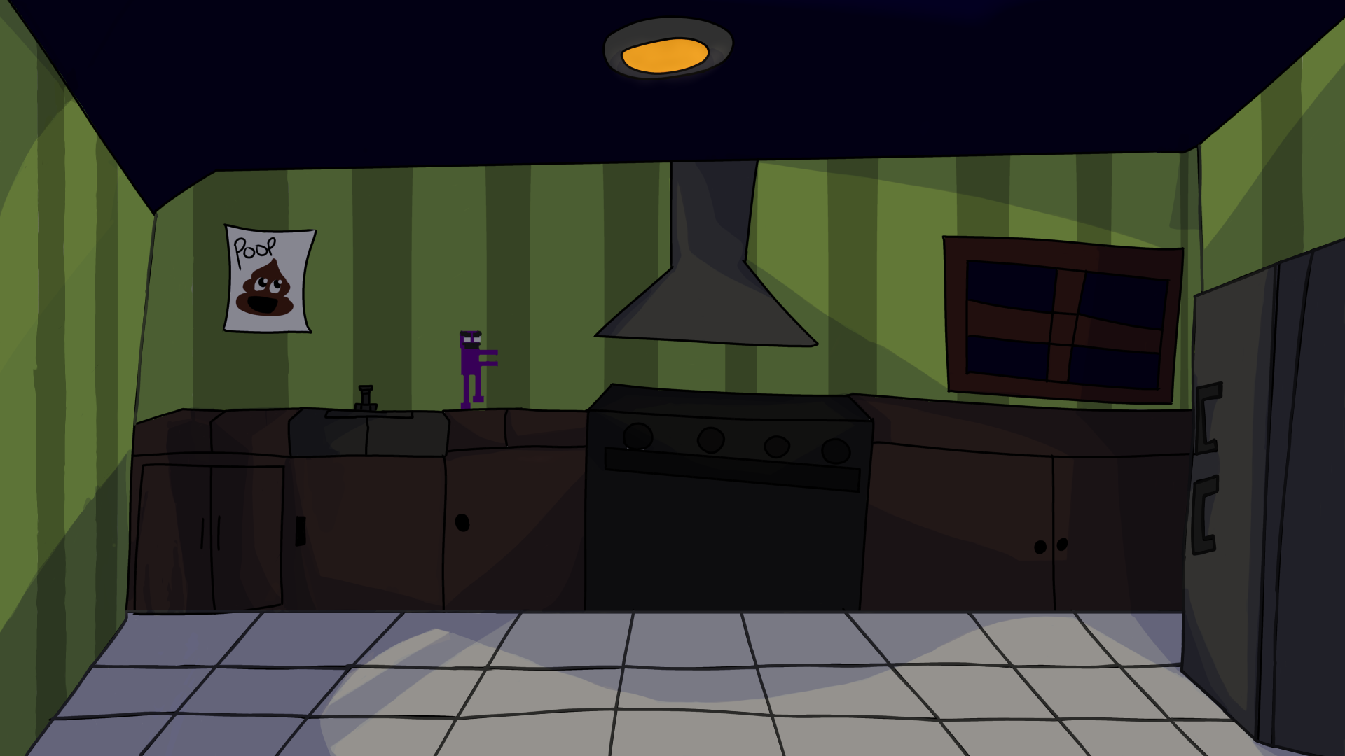 A cool looking kitchen - ibisPaint