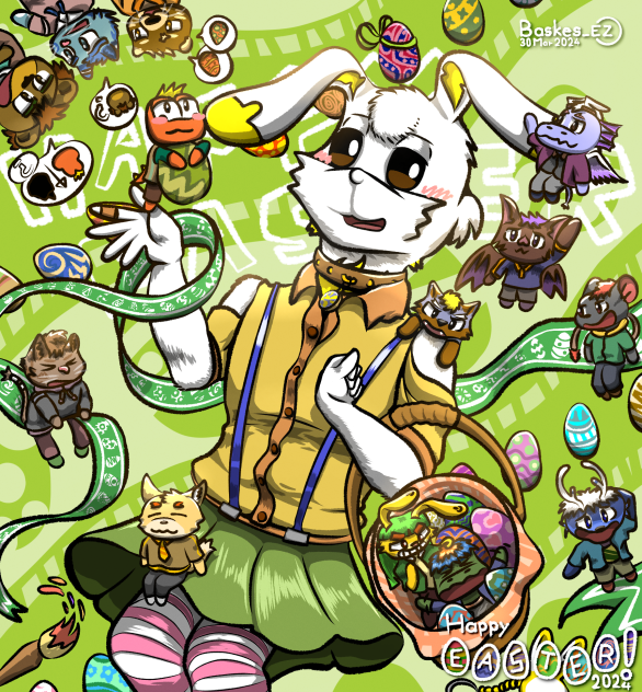 Happy Easter bunny - ibisPaint