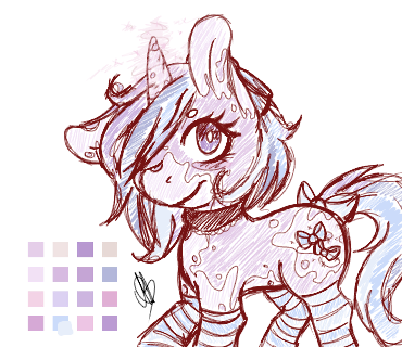 Purple Pony OC - ibisPaint