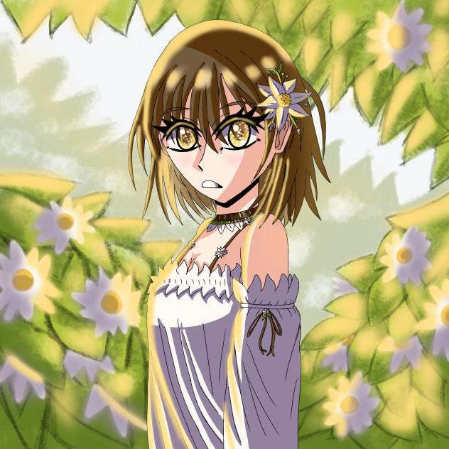 🌼Yellow Flower Girl Ai Remake🌼 - ibisPaint
