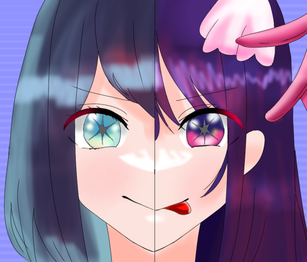 ai and akane colouring - ibisPaint