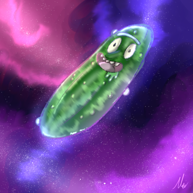 Pickle Rick - ibisPaint