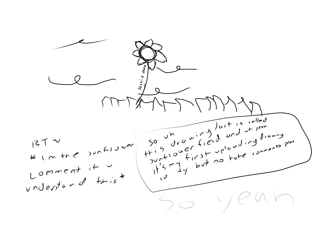 Sunflower field - ibisPaint