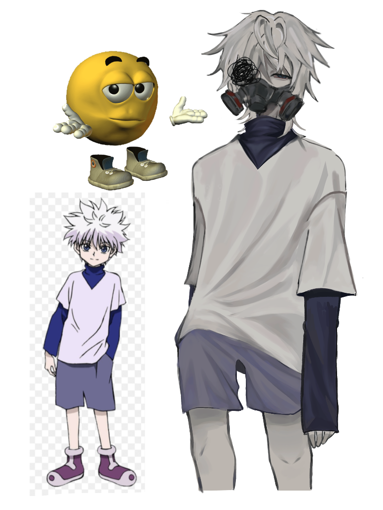 sus my oc coplay killua🤔 - ibisPaint