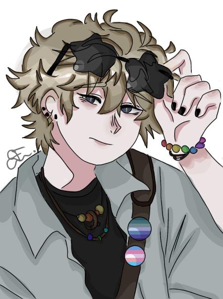 OC drawing (inspo .Will solace fanart) - ibisPaint