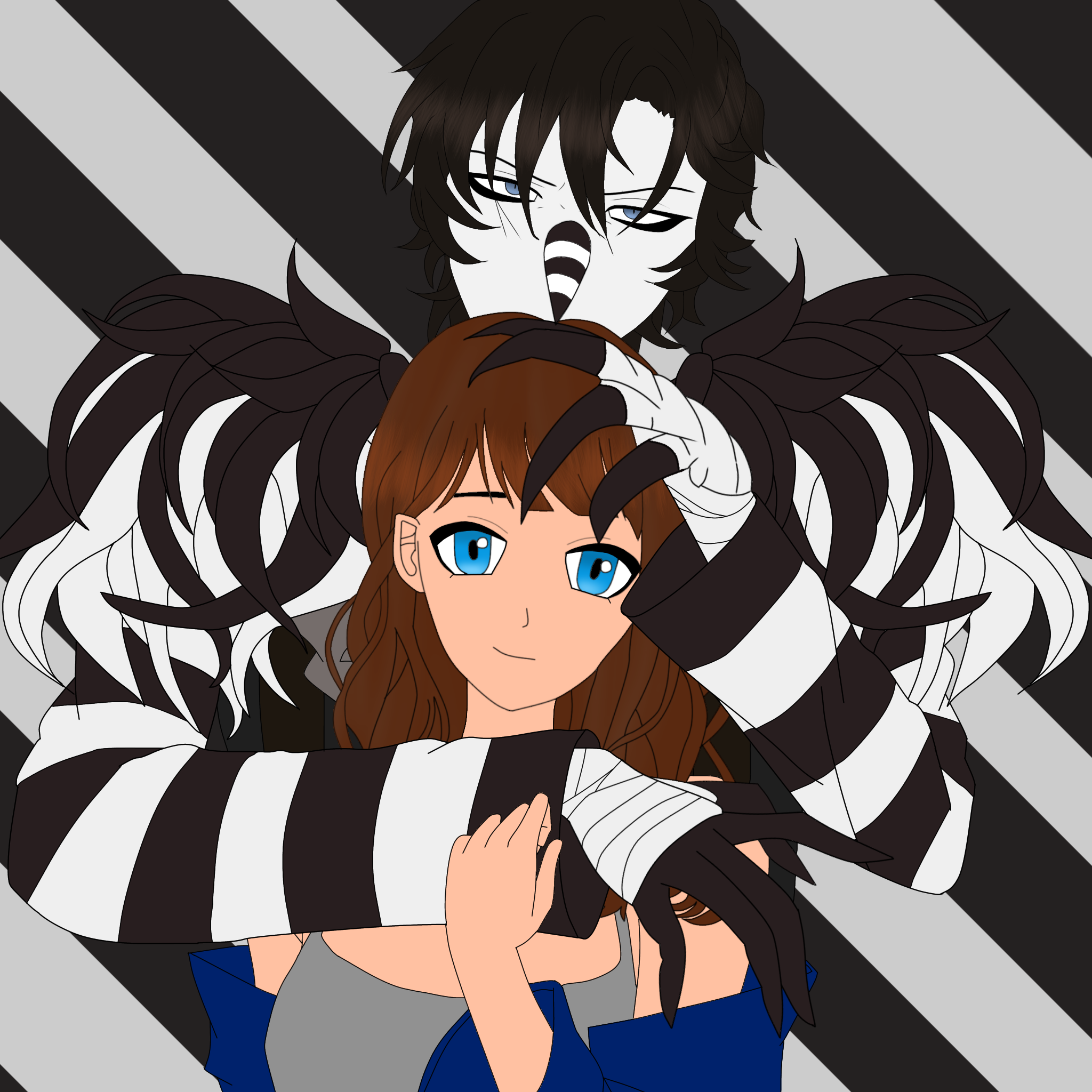 Laughing Jack X OC Marcy - ibisPaint