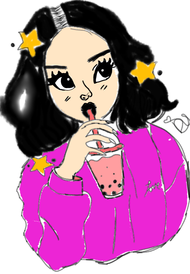 Cute Boba Tea Girl 😍 - ibisPaint