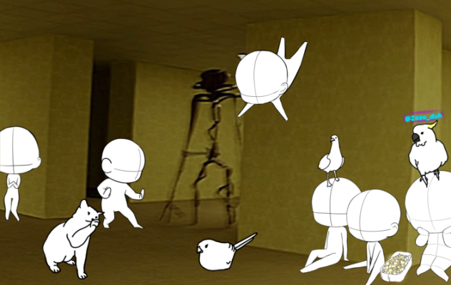 Backrooms collab - ibisPaint