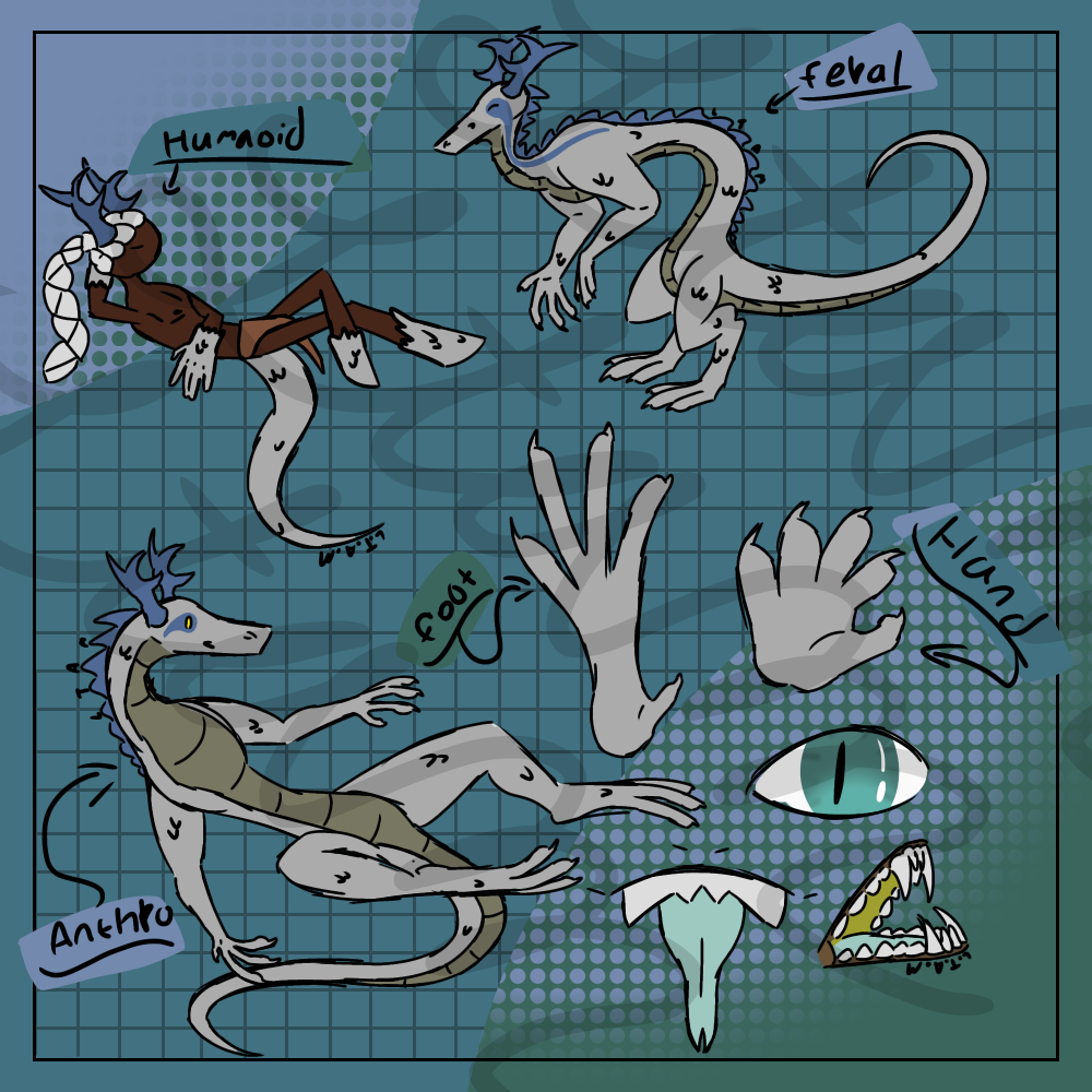 Marick Drake X Feral Anthro Humanoid - ibisPaint