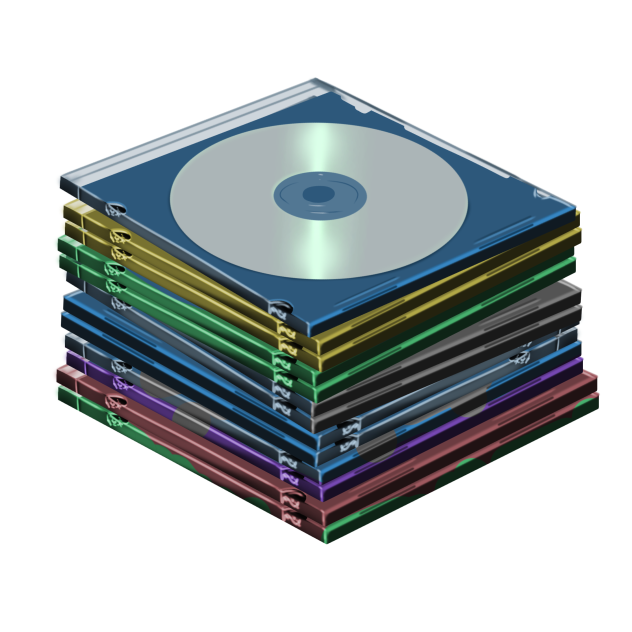 DVD disc Stack - ibisPaint