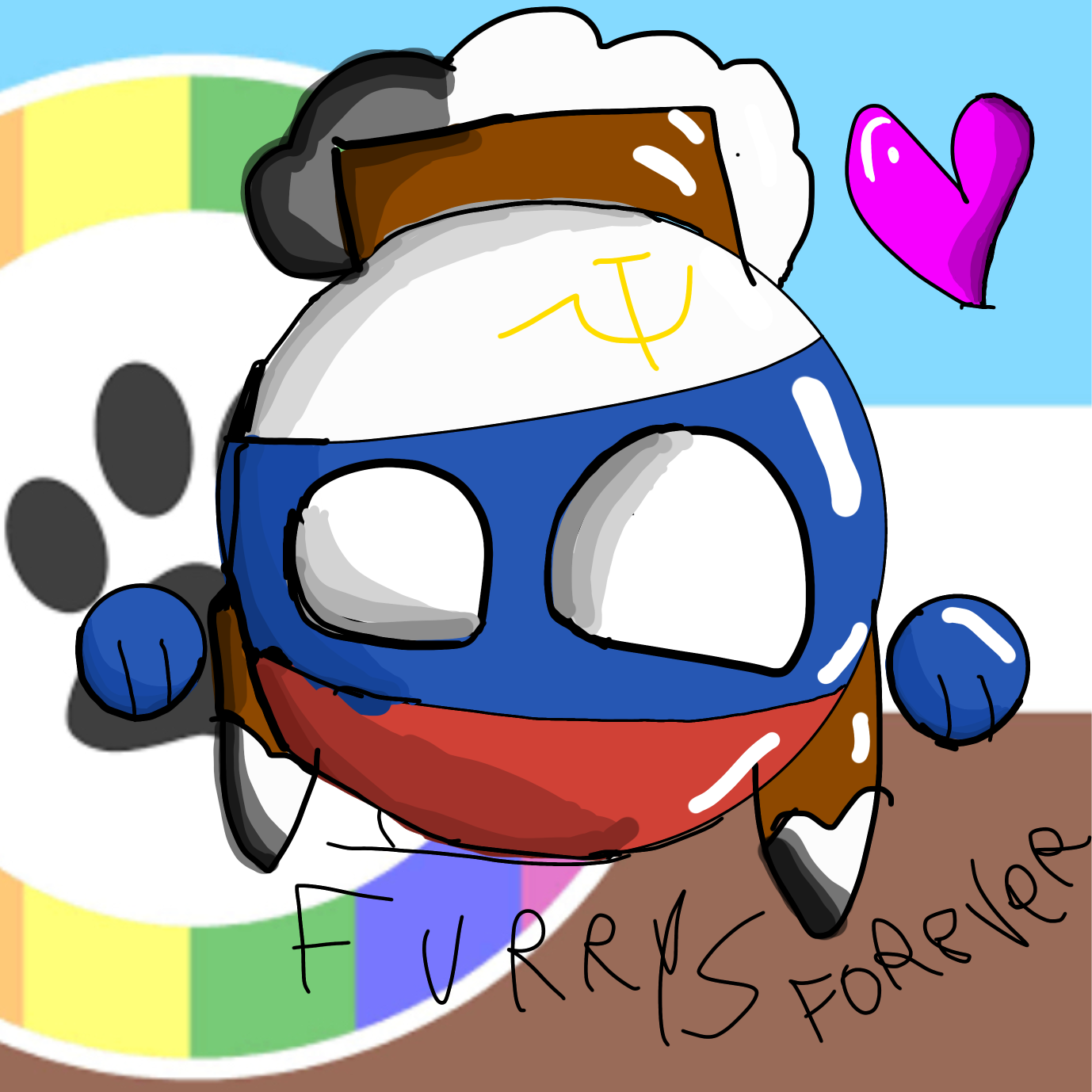 Me on contryball world idk why - ibisPaint