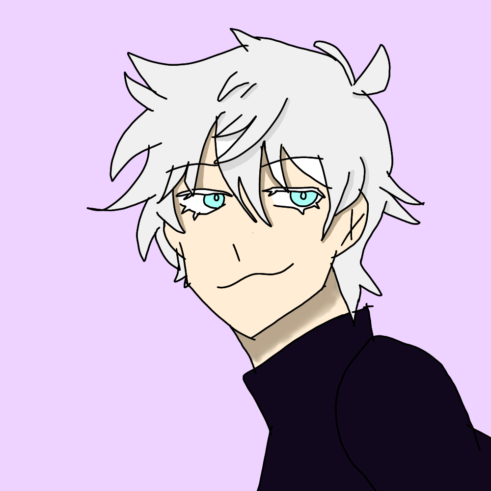 Gojo (traced) - ibisPaint