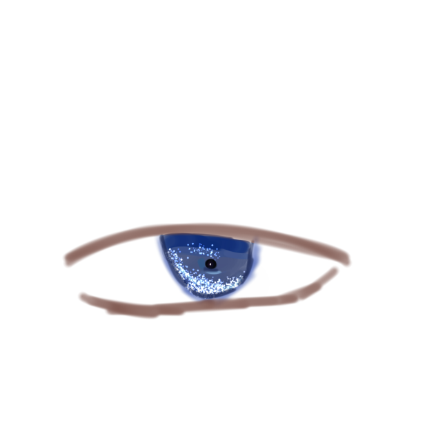 blue shimmer eyes - ibisPaint