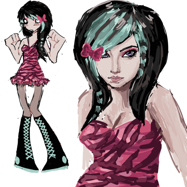 Scene girl - ibisPaint