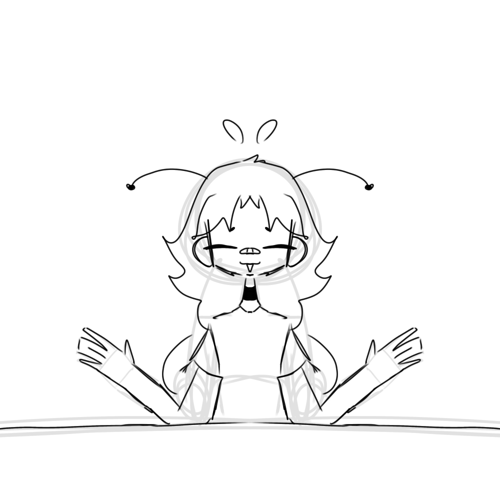 bee girl wip - ibisPaint