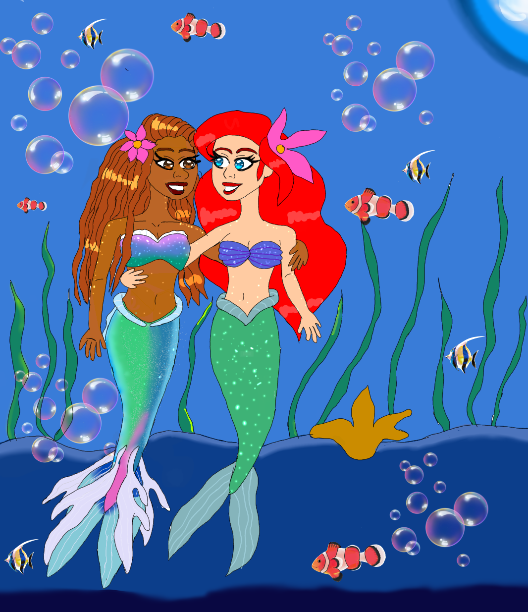 Ariel meets Ariel - ibisPaint
