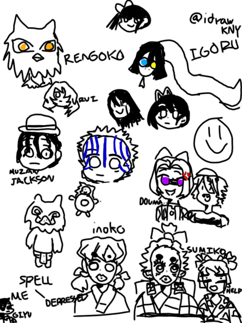 some KNY doodles - ibisPaint