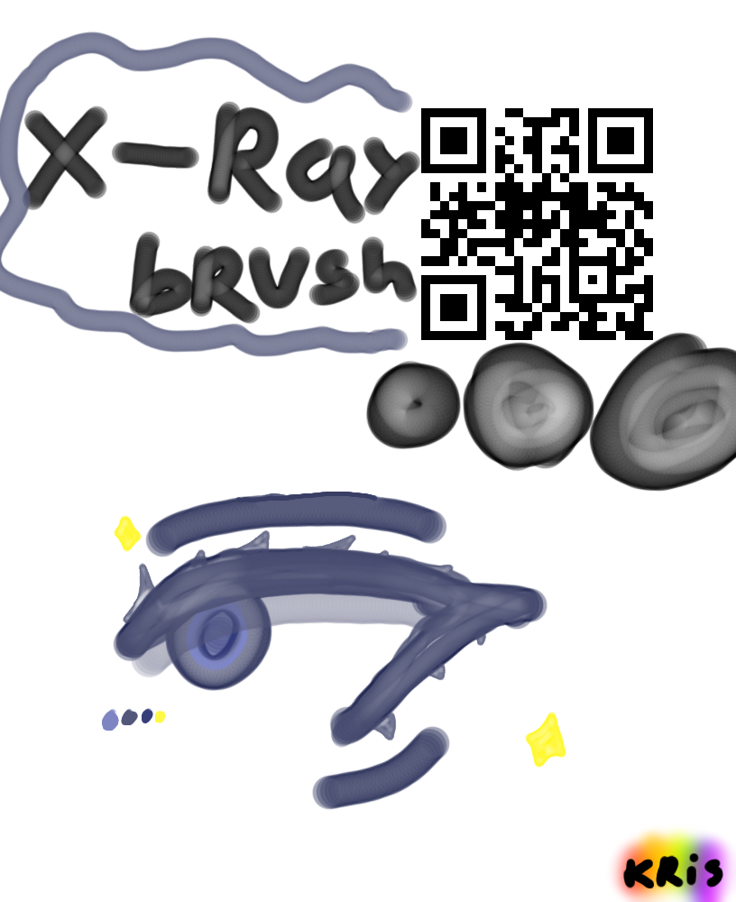 🖤💀x-ray brush💀🖤 - ibisPaint