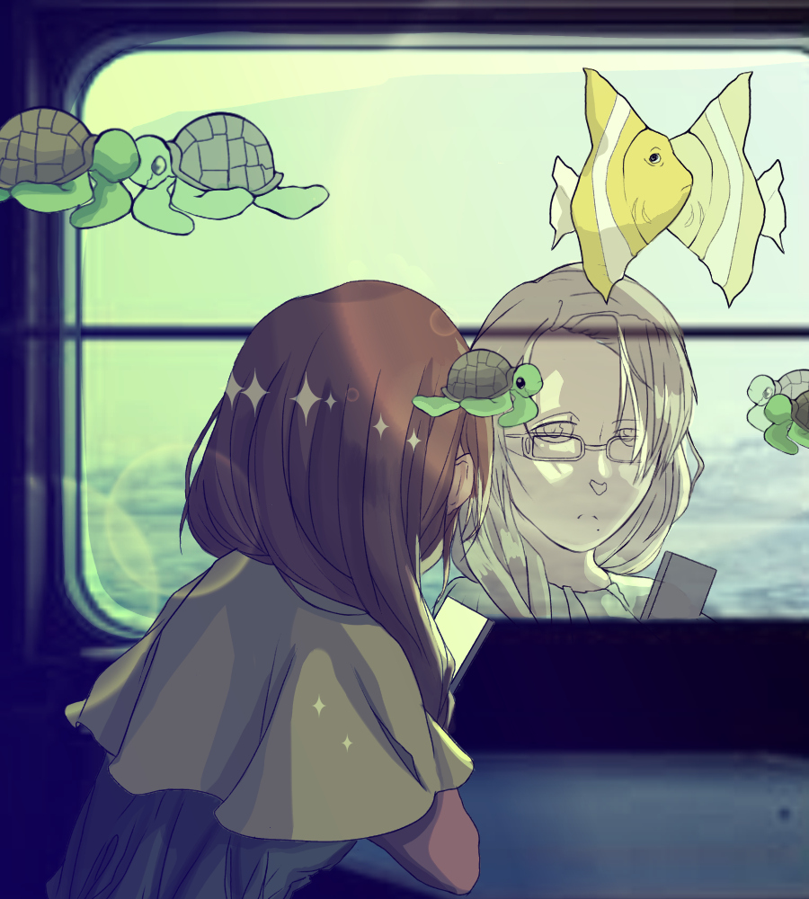 underwater reflection - ibisPaint