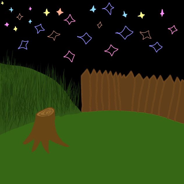 backyard burn out background - ibisPaint