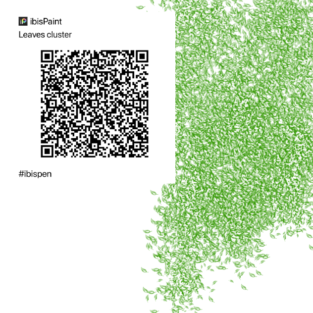 Leaves cluster brush 🍃 - ibisPaint