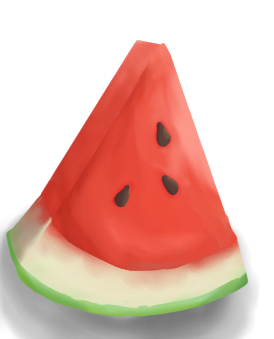 watermelon slice - ibisPaint