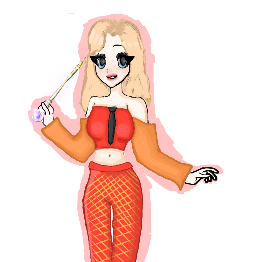 this is me as a hogwarts student - ibisPaint