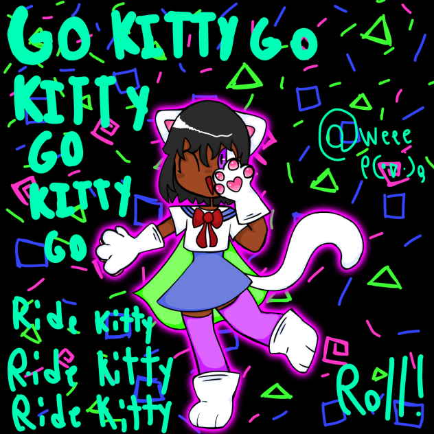 Go kitty go! - ibisPaint