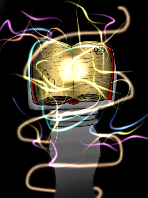 The cursed magic book - ibisPaint