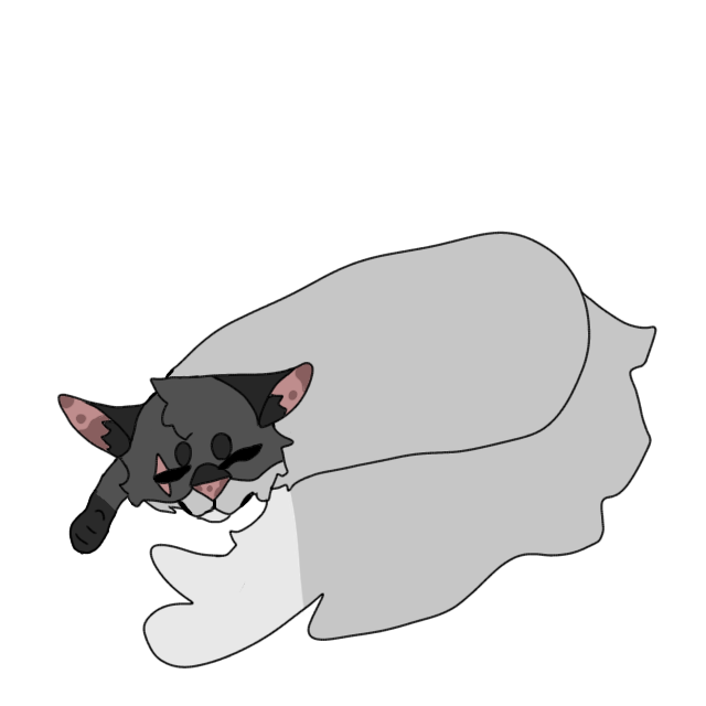 Banditfoot sleeping peacefully - ibisPaint