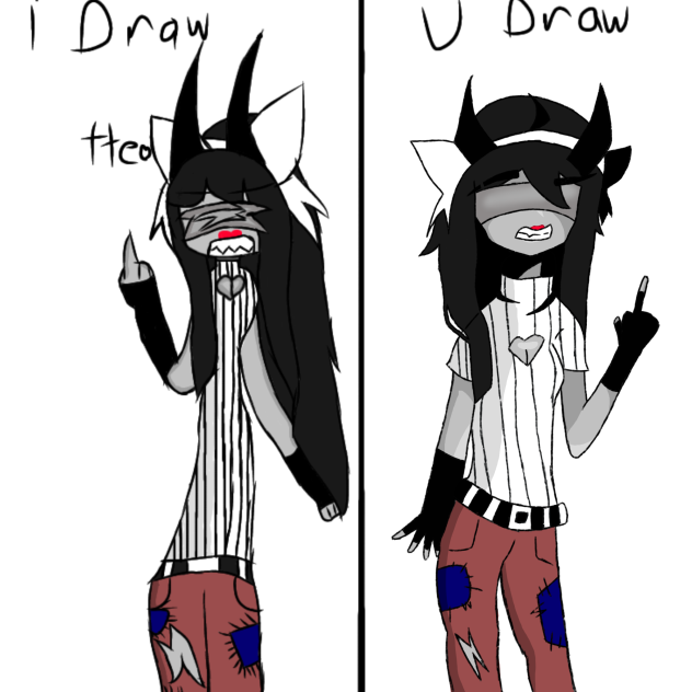 I draw you draw collab - ibisPaint