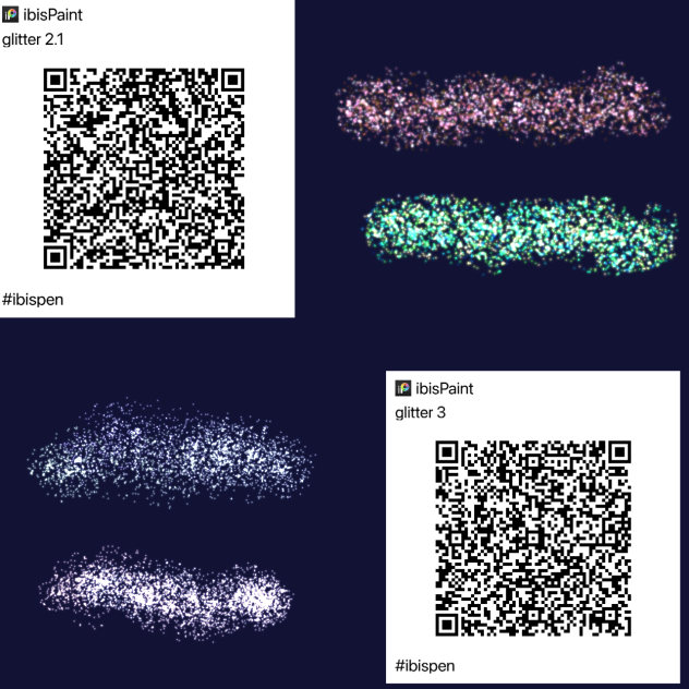 glitter brush set p.2 - ibisPaint