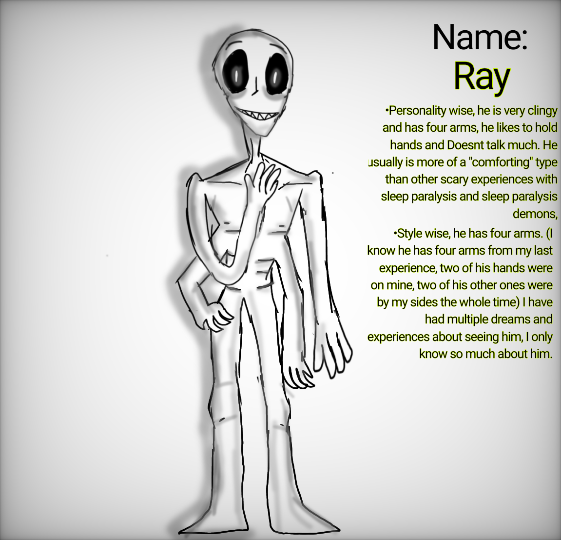 Accurate sketch of my sleep demon - ibisPaint