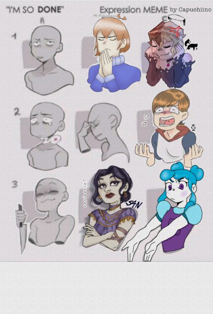 I'm Done Expression Collaboration - ibisPaint