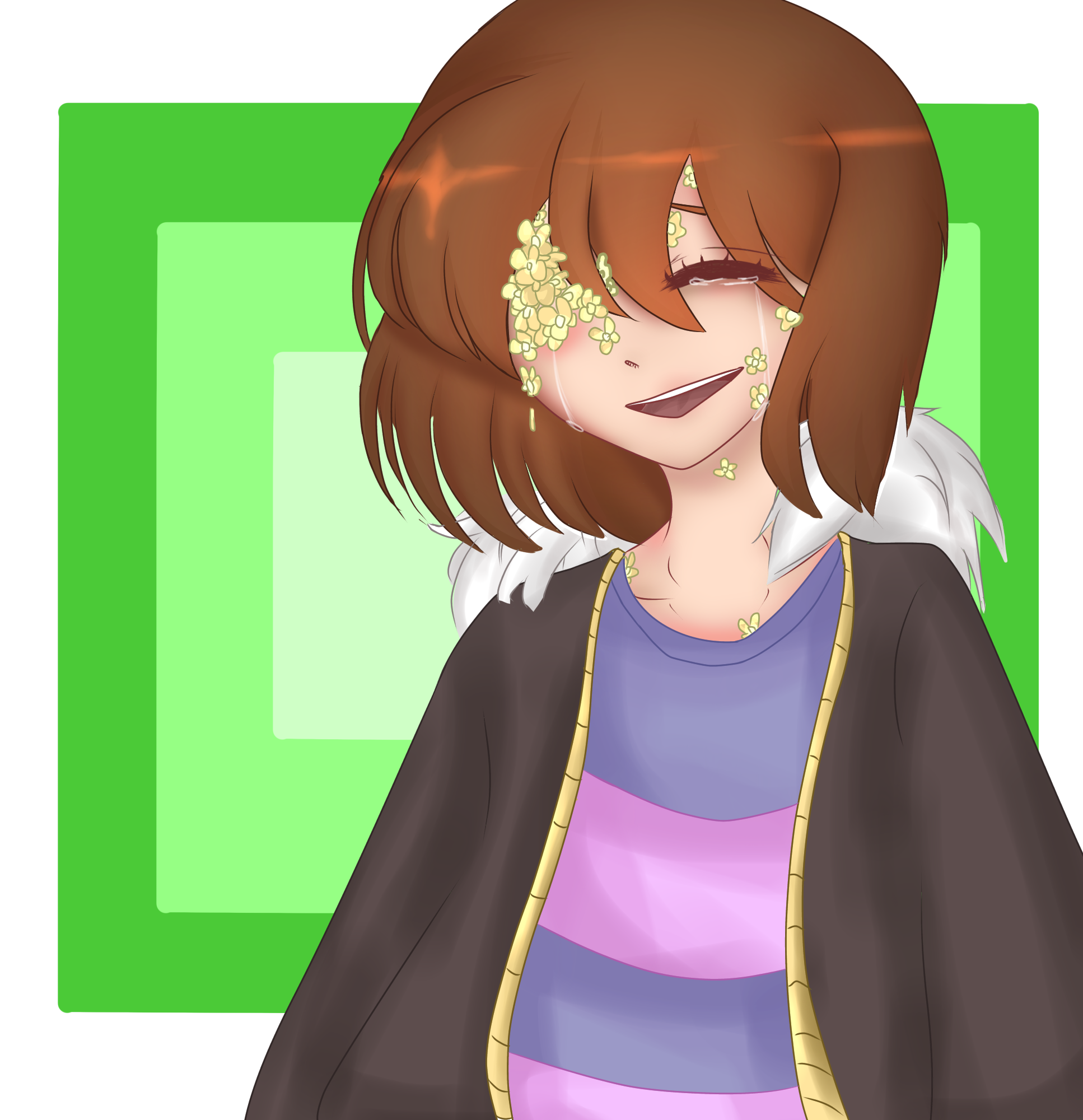 تحدي مسابقة frisk from flowerfell - ibisPaint
