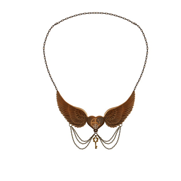steampunk necklace - ibisPaint