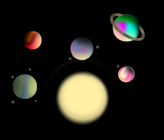 solar system - ibisPaint