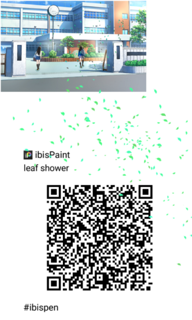 leaf shower - ibisPaint