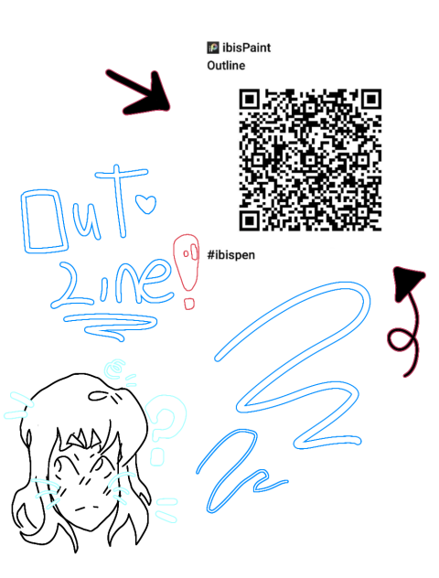 Outline brush - ibisPaint