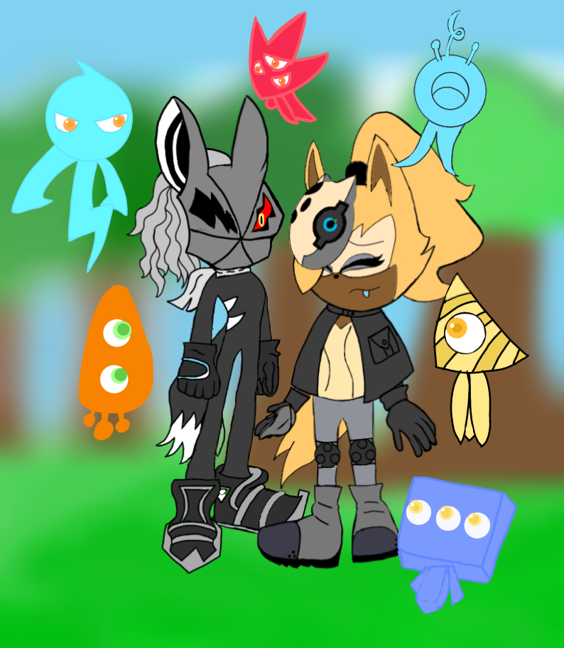 Infinite and Whisper with Wisp - ibisPaint