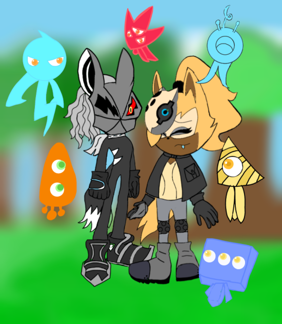 Infinite and Whisper with Wisp - ibisPaint