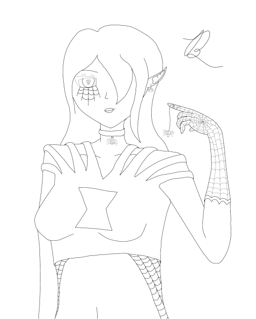 Black widow - ibisPaint